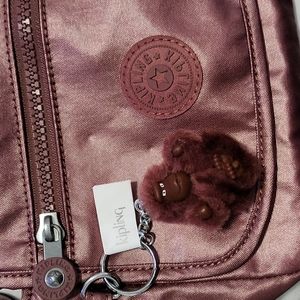 Kipling | Bags | Kipling Minicrossbody Bag In Metallic Maroon Color ...